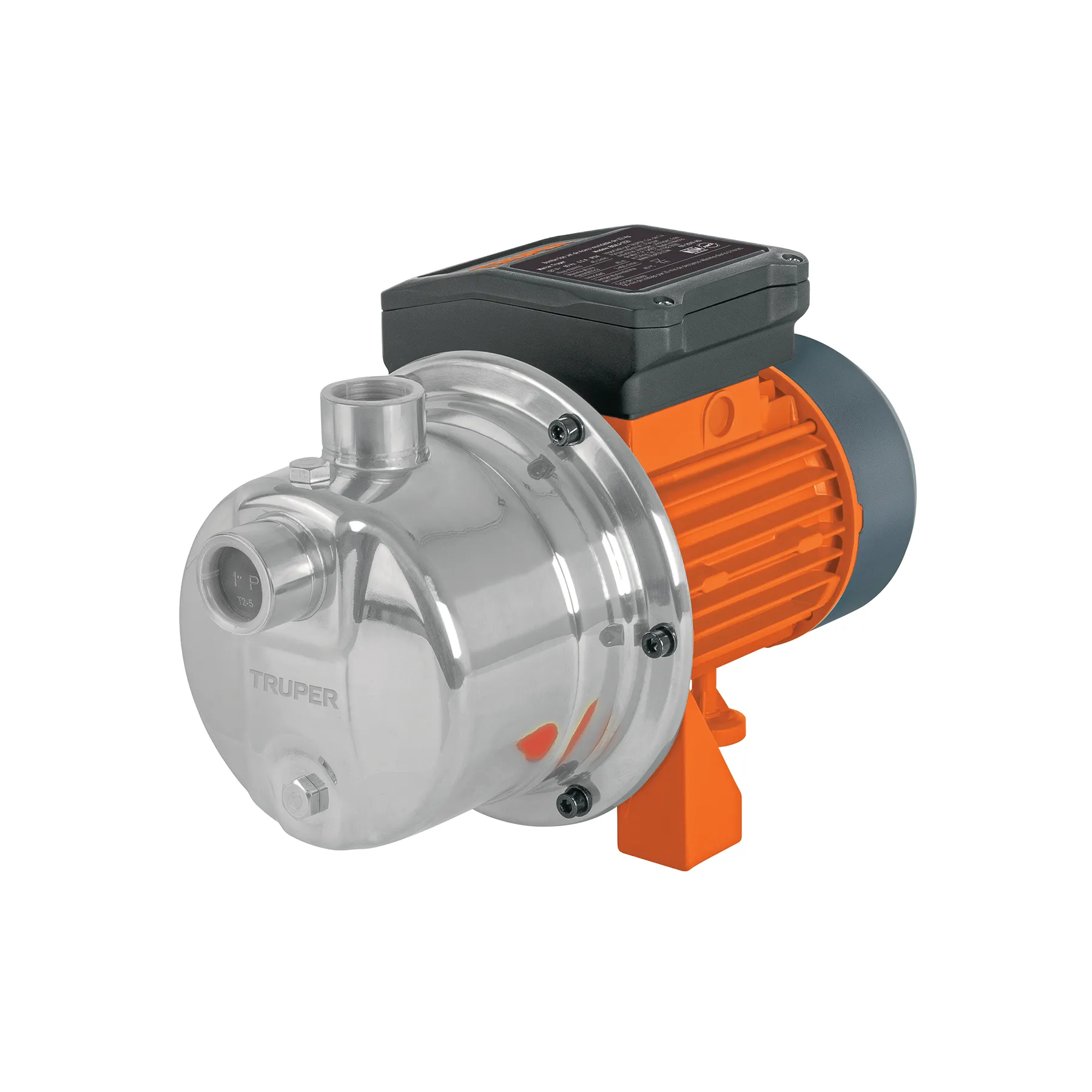 Bomba eléctrica tipo jet para agua, acero inoxidable,1/2 HP