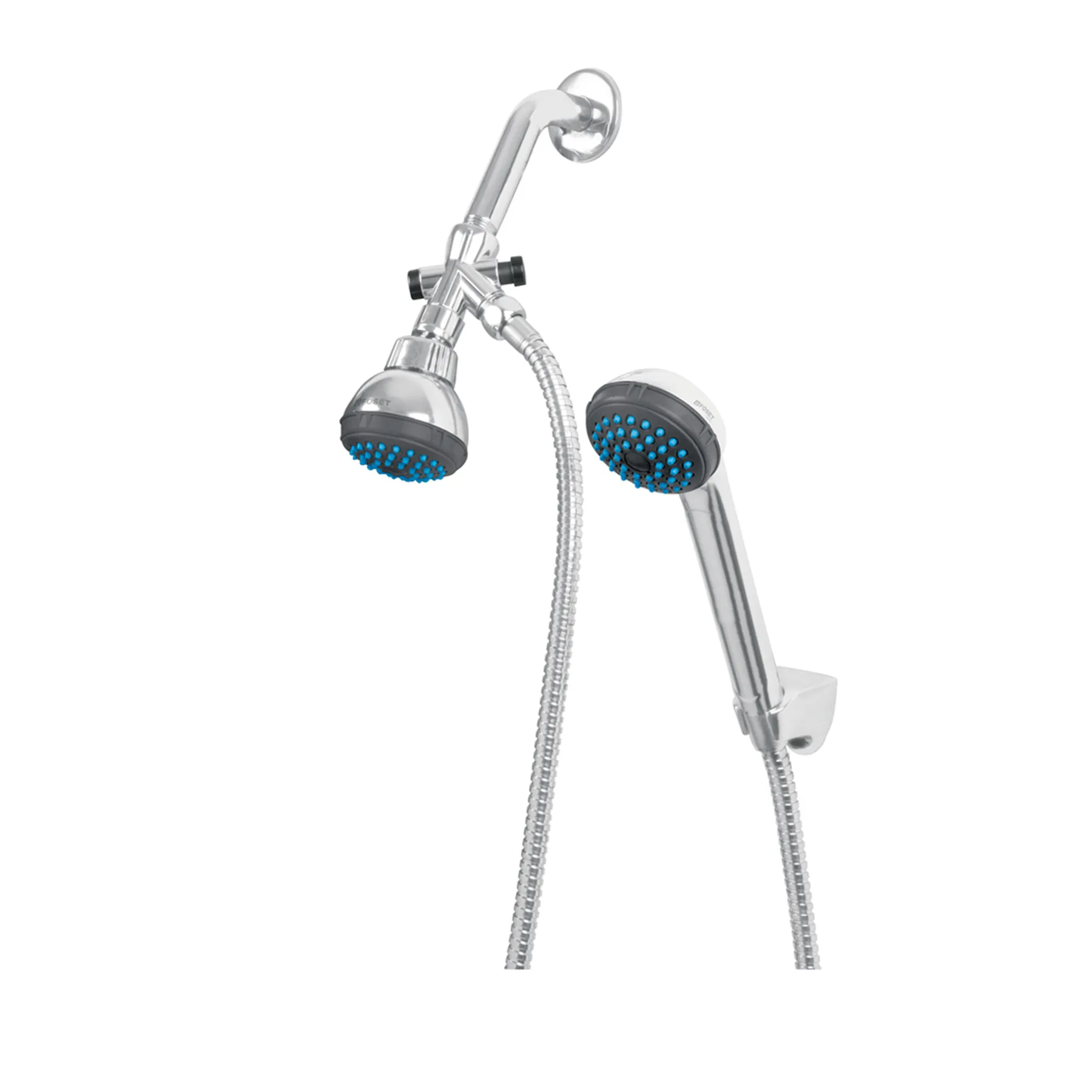 Regadera 2-1/2' con extensión tipo teléfono, Foset Basic