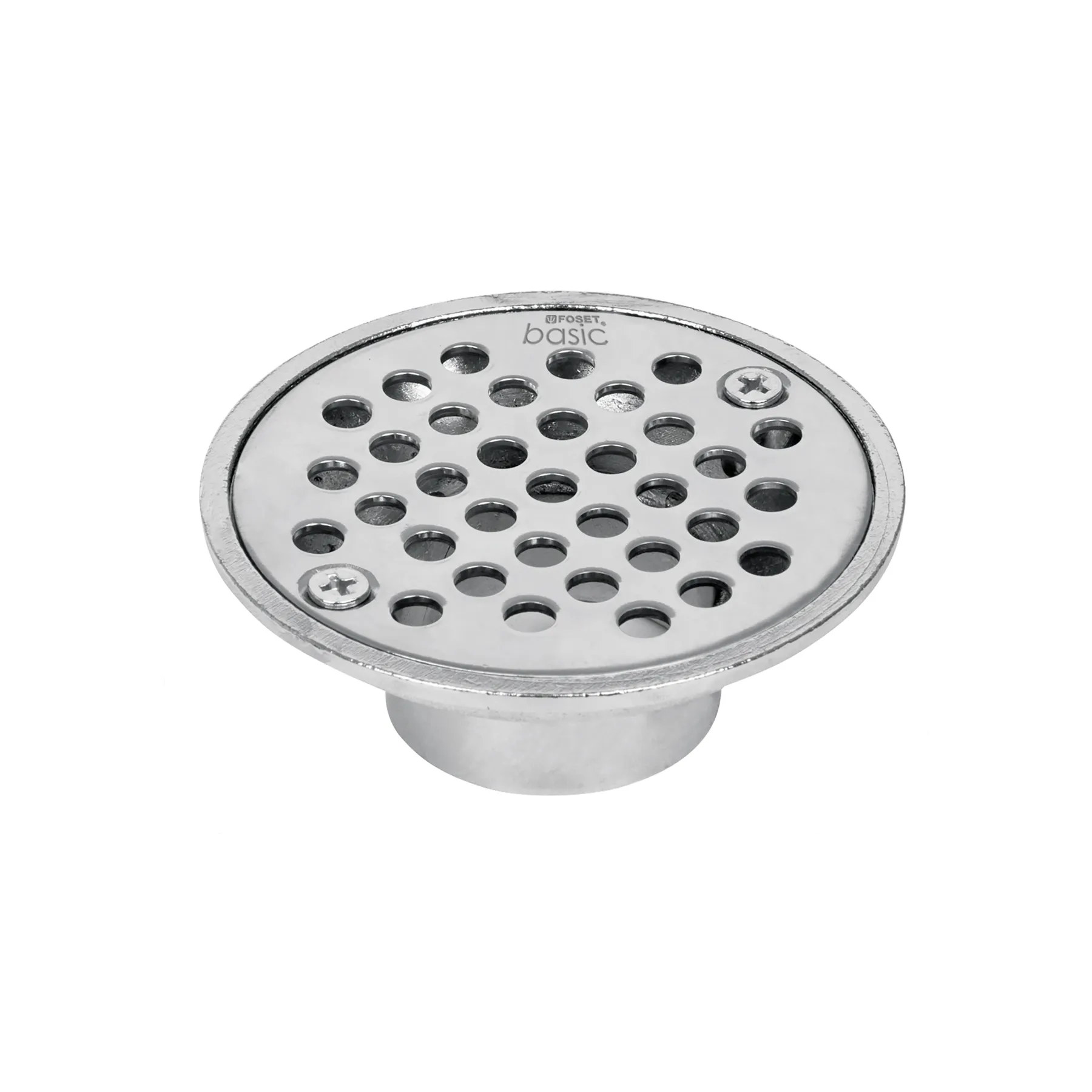 Resumidero de zinc, redondo, modelo 'A', 3-1/2', Basic